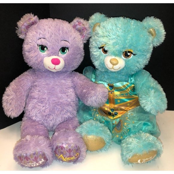 Build-A-Bear | Toys | Build A Bear Lot Frozen Anna Purple Sparkle ...